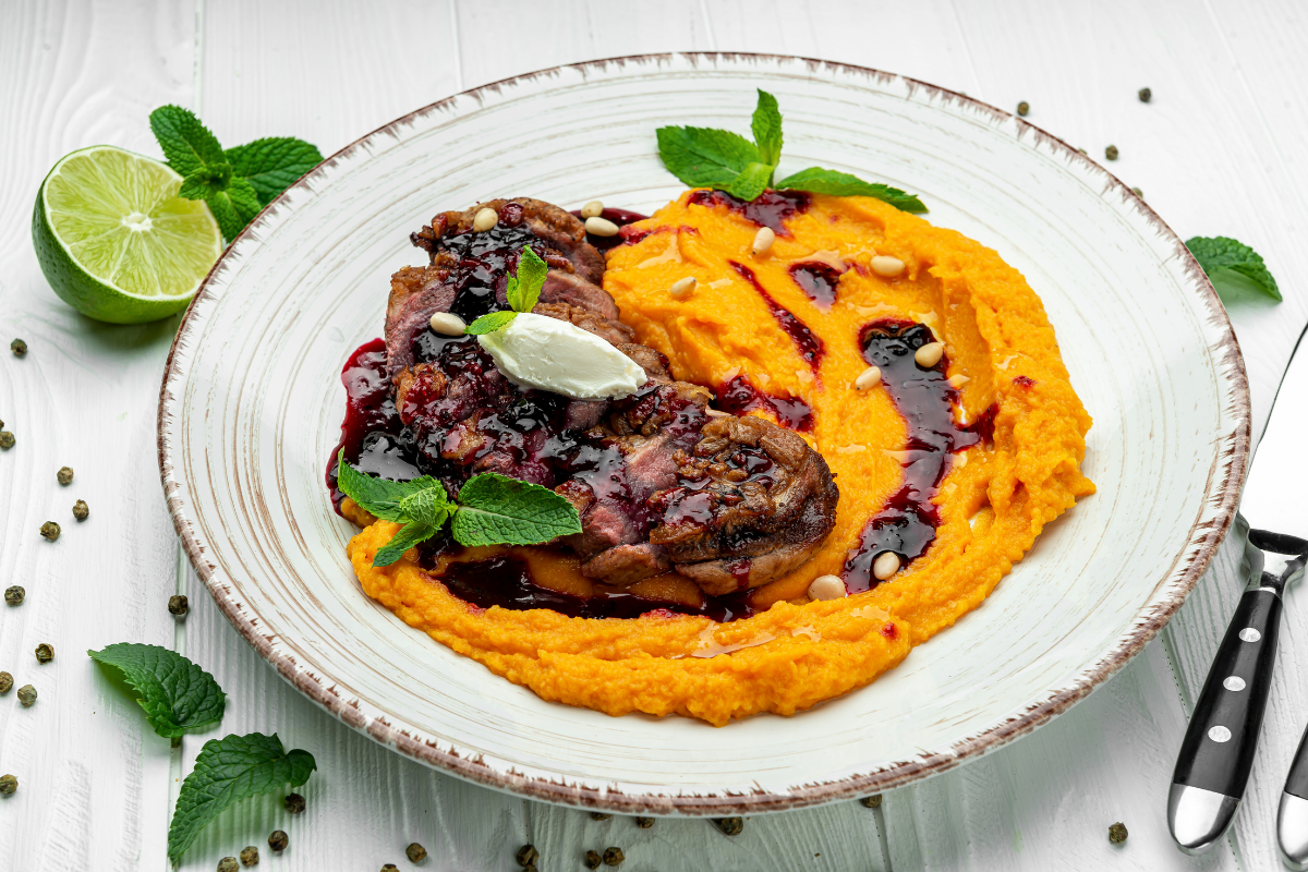 Duck with Berry Glaze and Sweet Potato Mash | Simply Nootropics US